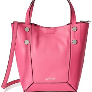 Calvin Klein Quinn North/South Mini Tote Crossbody, Pink Flambe