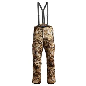 sitka gear men's boreal aerolite waterproof hunting bib pant - optifade waterfowl | medium