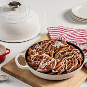 Le Creuset Enameled Cast Iron Bread Oven, White, 1.75 qt.