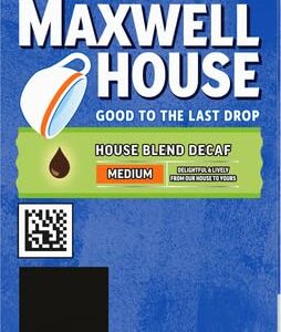 Maxwell House Decaf House Blend Medium Roast K-Cup Coffee Pods, 24 ct. Box