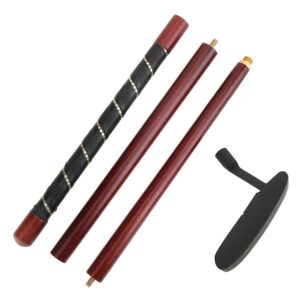 golf putter right hand, rosewood zinc alloy standing golf ball push rod three section ping blade putts for women men right handed golfer tournament accessory