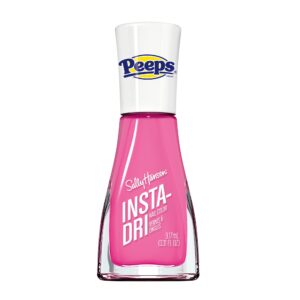 sally hansen insta dri fast dry nail polish, peeps pink, 0.31 fl oz