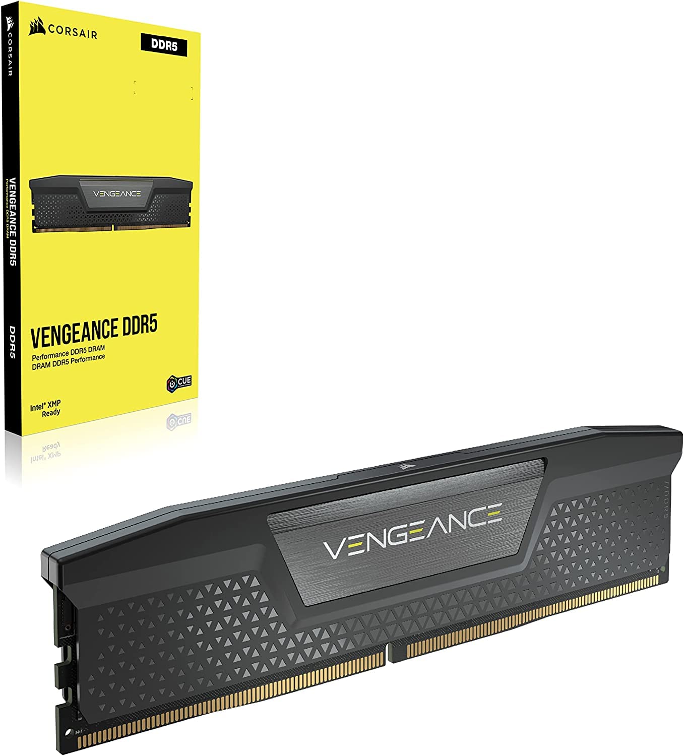 CORSAIR VENGEANCE DDR5 RAM 64GB (2x32GB) 5200MHz CL40 Intel XMP iCUE Compatible Computer Memory - Black (CMK64GX5M2B5200C40)