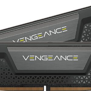 CORSAIR VENGEANCE DDR5 RAM 64GB (2x32GB) 5200MHz CL40 Intel XMP iCUE Compatible Computer Memory - Black (CMK64GX5M2B5200C40)