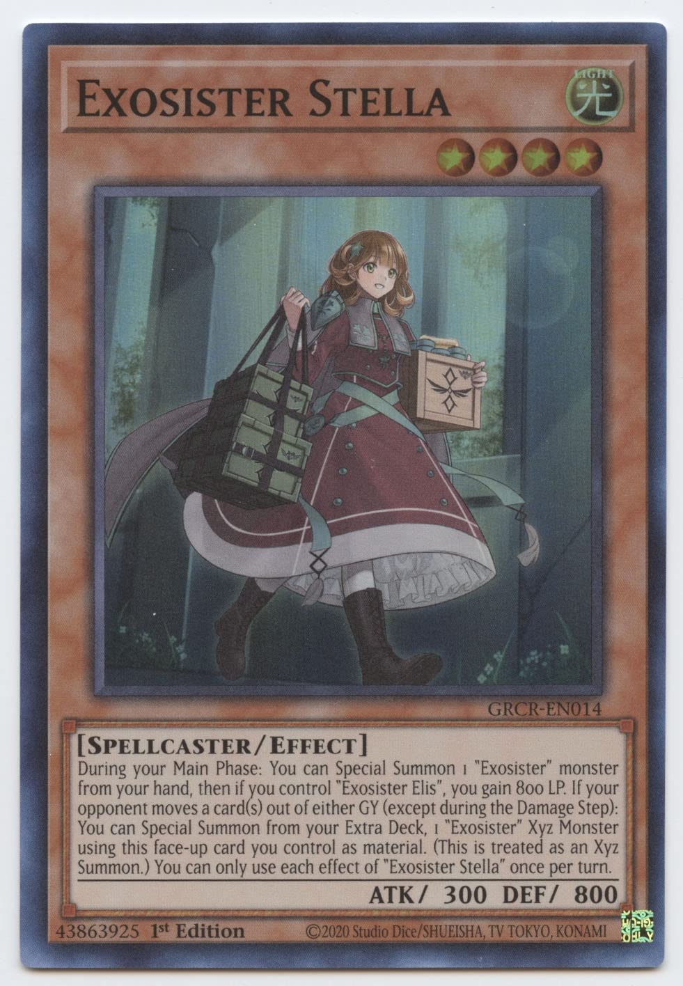 Exosister Stella - GRCR-EN014 - Super Rare - 1st Edition