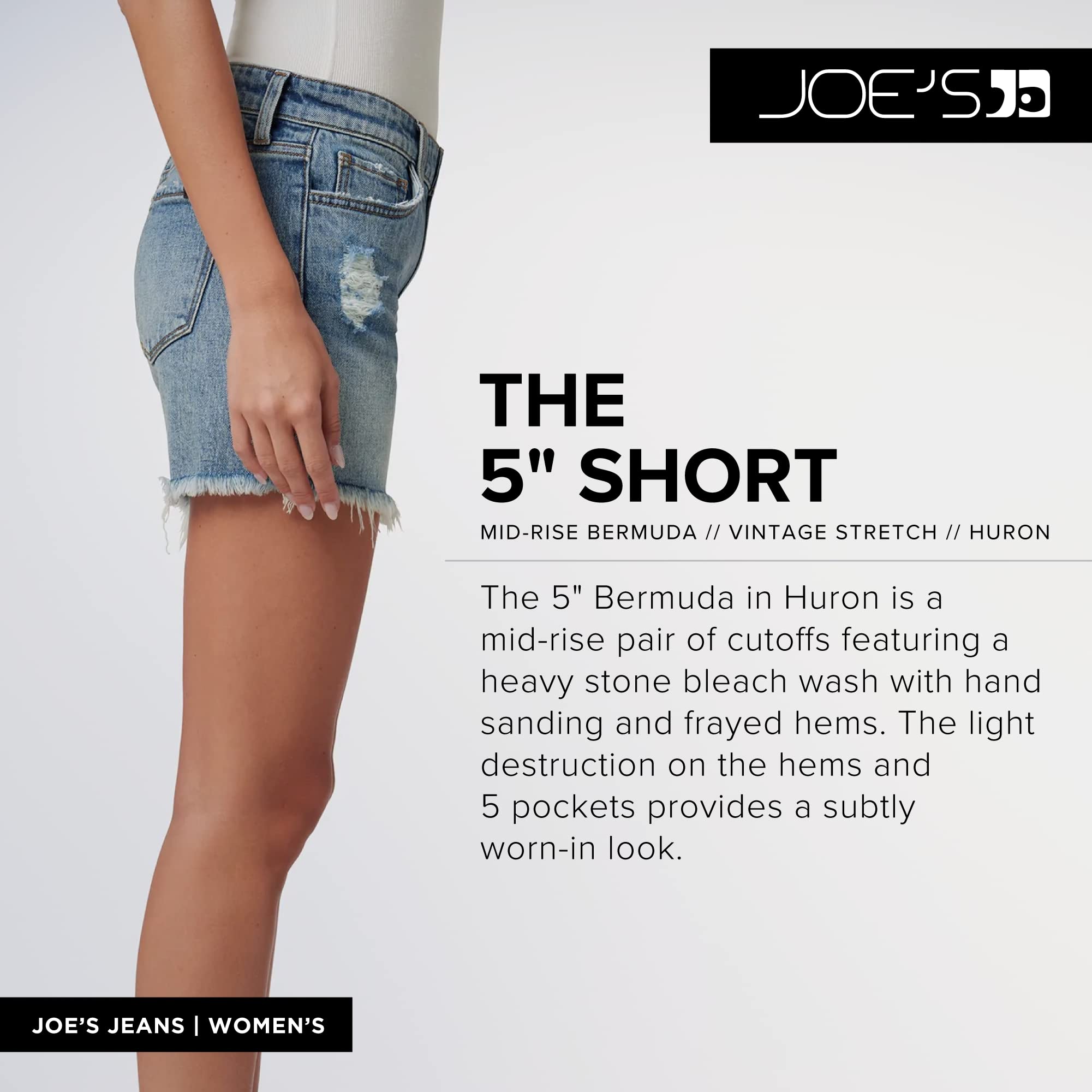 Joe's Jeans Women's The 5 Short, Huron, 24