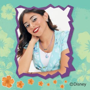 Disney Lilo & Stitch Layered Necklace 18" Official License - Stitch Necklace with Ohana and Stitch Pendant