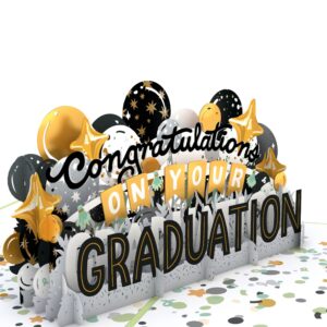 lovepop congratulations on your graduation pop-up card – graduation card – handcrafted 3d pop-up greeting card – graduation card, 5 x 7”