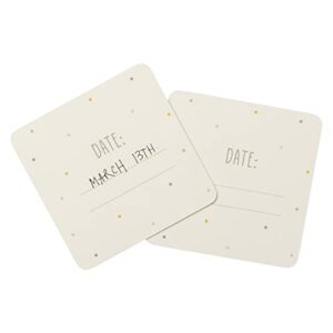 Busy B Baby B Milestone Cards - 24 Pack, Neutral, Cream