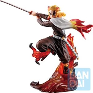 Bandai Spirits Ichibansho Ichiban - Demon Slayer: Kimetsu no Yaiba - Kyojuro Rengoku (Shake The Sword Burn Your Heart), Multi, (BAS60177)