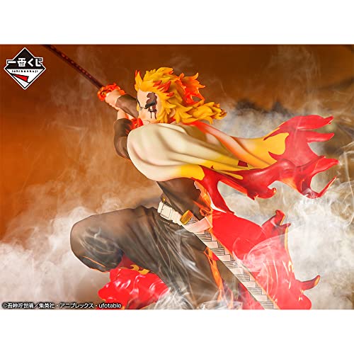 Bandai Spirits Ichibansho Ichiban - Demon Slayer: Kimetsu no Yaiba - Kyojuro Rengoku (Shake The Sword Burn Your Heart), Multi, (BAS60177)