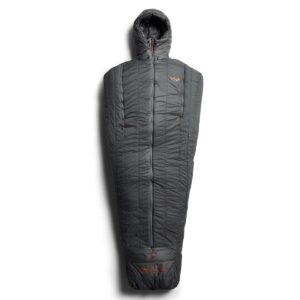 sitka gear unisex adult kelvin aerolite 30 packable sleeping bag, lead, regular (up to 6')