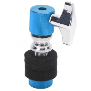 hi‑hat clutch, aluminum alloy quick release hi hat clutch cymbal holder self-locking knob instrument playing accessories(blue)