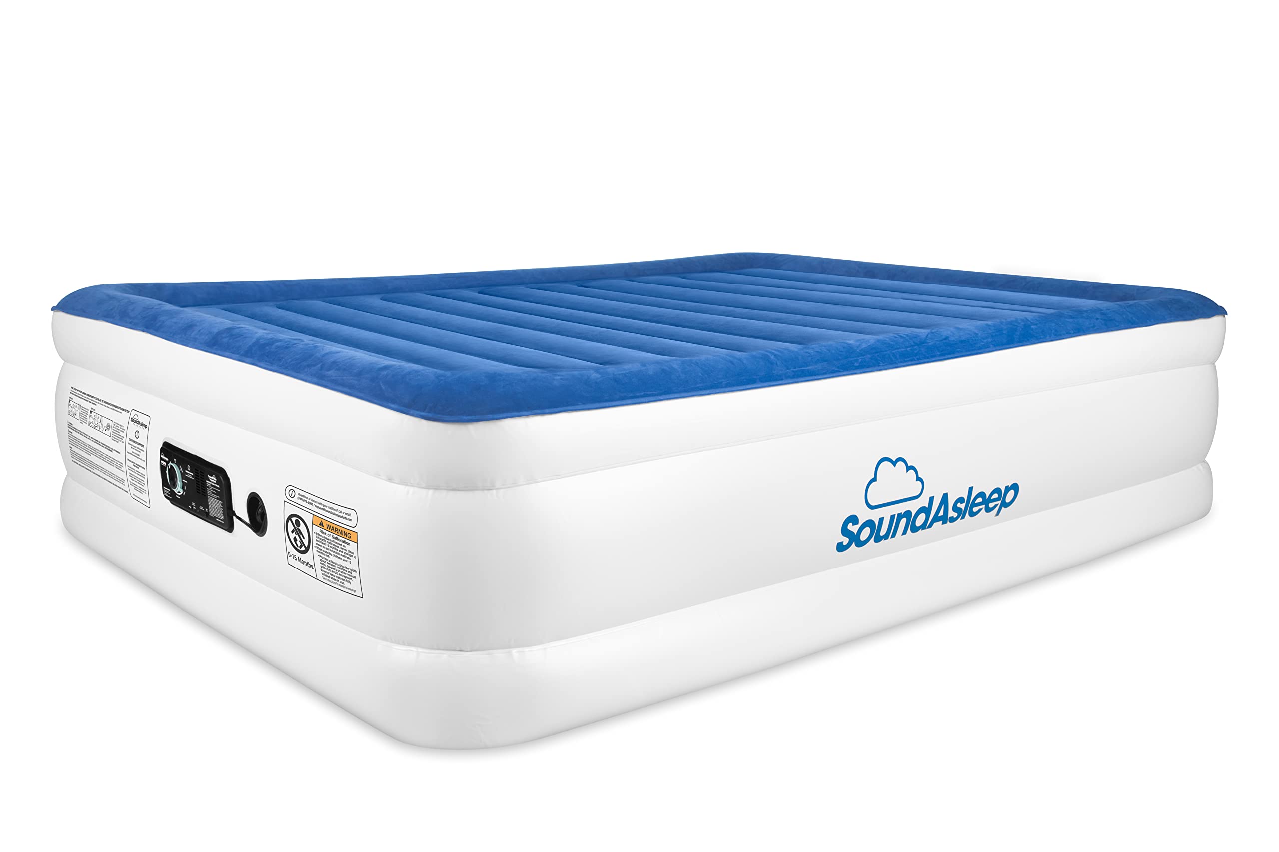 SoundAsleep CloudNine Series Air Mattress with Dual Smart Pump Technology by SoundAsleep Products - Full Size…