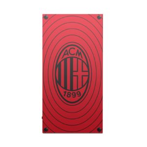 Head Case Designs Officially Licensed AC Milan Red and Black Art Vinyl Sticker Gaming Skin Decal Cover Compatible with Xbox Series X Console and Controller Bundle