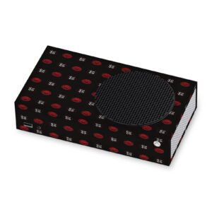 head case designs officially licensed ac milan pattern logo art matte vinyl sticker gaming skin decal cover compatible with xbox series s console