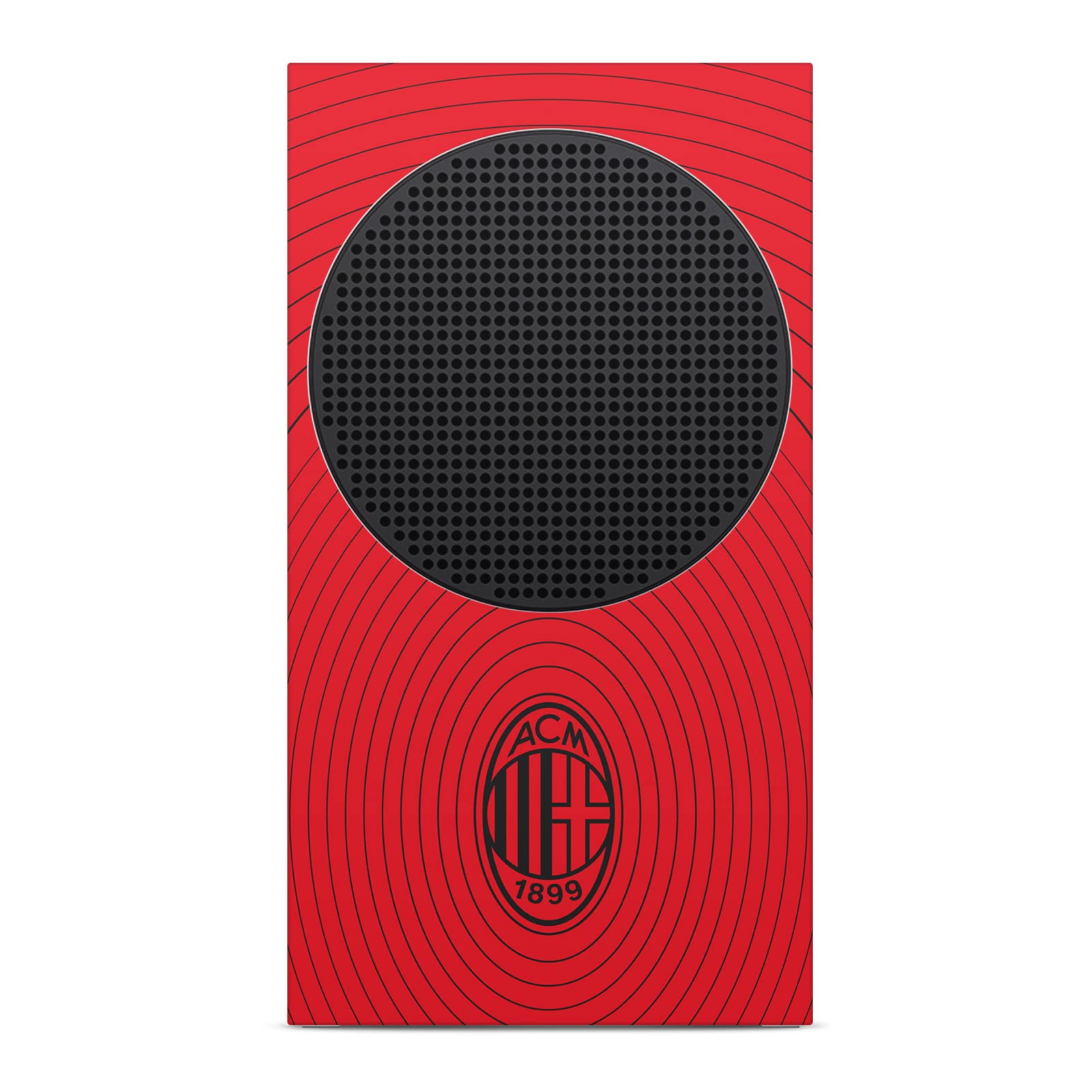 Head Case Designs Officially Licensed AC Milan Red and Black Art Vinyl Sticker Gaming Skin Decal Cover Compatible with Xbox Series S Console and Controller Bundle