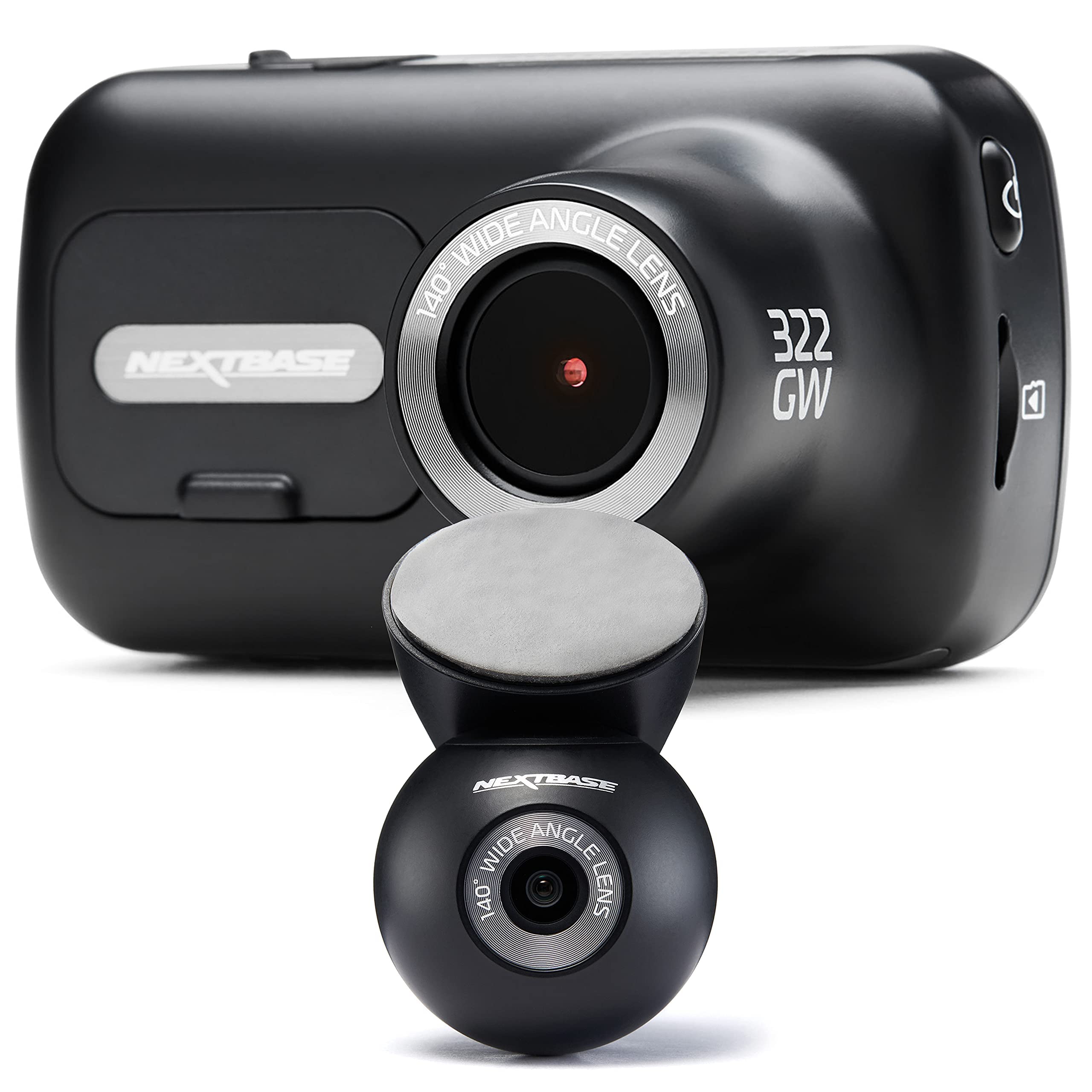 Nextbase 322GW Dash Cam Front and Rear Camera + Hardwire Kit