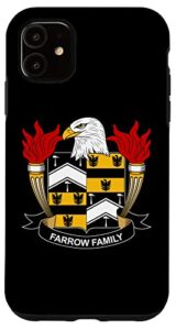 iphone 11 farrow coat of arms - family crest case