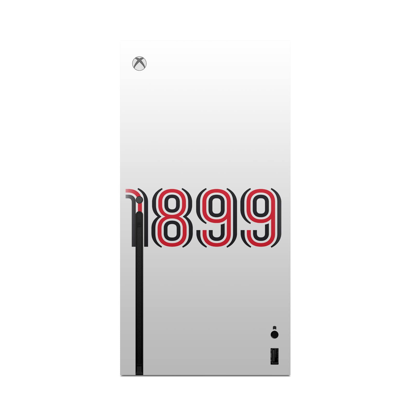 Head Case Designs Officially Licensed AC Milan 1899 Art Vinyl Sticker Gaming Skin Decal Cover Compatible with Xbox Series X Console