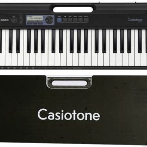 Casio Casiotone, 61-Key Portable Keyboard with USB (CT-S190) w/ Carry Case