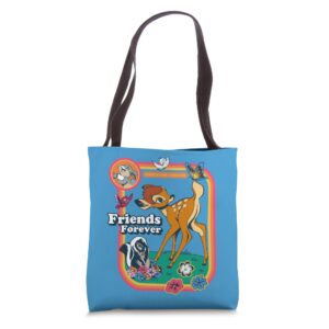 disney classic bambi friends forever vintage tote bag