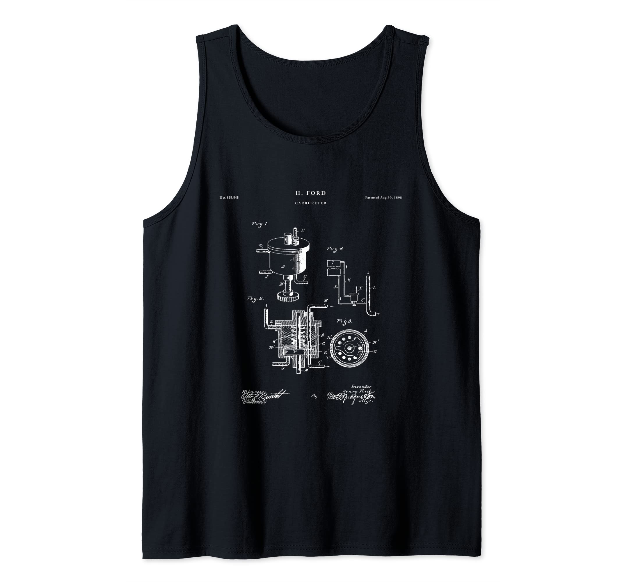 Carburetor Patent - Ford Tank Top