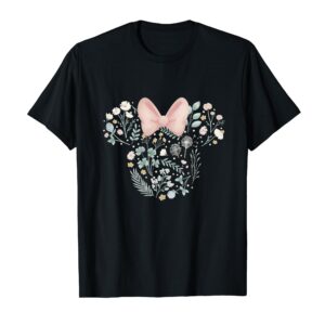 Disney Minnie Mouse Icon Spring Flowers T-Shirt