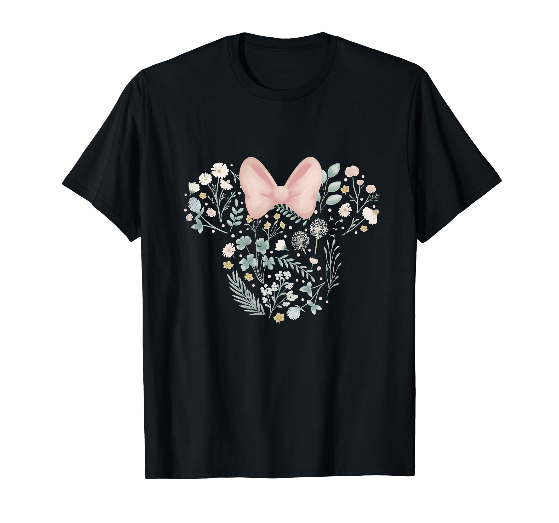 Disney Minnie Mouse Icon Spring Flowers T-Shirt