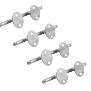 Thorn Boat Dock Cleat 4 Inch Open Base Stainless Steel Eagle Handle Cleats Pack of 4 (4 Inch, Washed Stainless Steel Color)