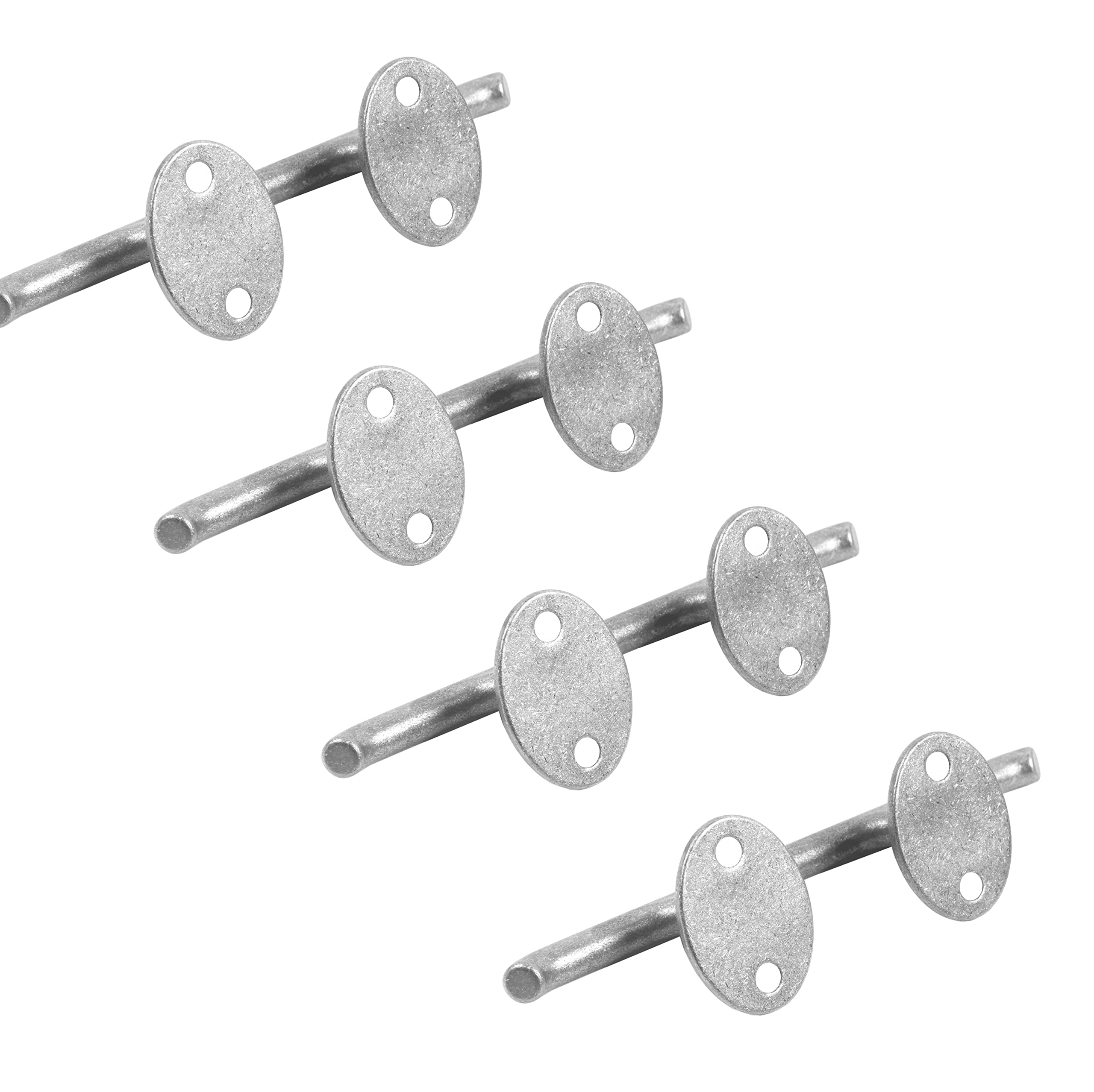 Thorn Boat Dock Cleat 4 Inch Open Base Stainless Steel Eagle Handle Cleats Pack of 4 (4 Inch, Washed Stainless Steel Color)