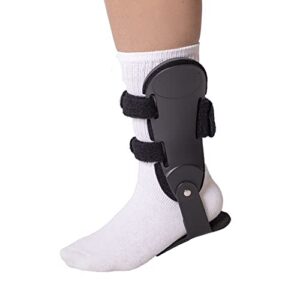 brace align semi-rigid ultra active ankle brace- hinged ankle stabilizer, protection and support for sprains, volleyball, basketball, tennis, sports injury- left or right foot- pdac l1906