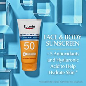 Eucerin Sun SPF 30 Body Lotion + SPF 50 Face Lotion Multipack (5 oz. body + 2.5 oz. face)