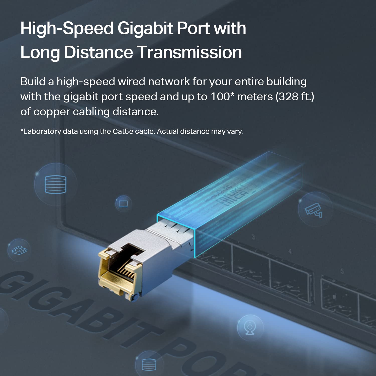 TP-Link TL-SM331T | 1000Base-T RJ45 SFP Module | 1.25G Copper SFP Transceiver | SFP to Ethernet | Plug and Play | Hot Pluggable | Up to 100m distance | | Durable Metal Casing | Versatile Compatibility