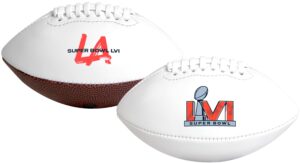 rawlings super bowl lvi | commemorative football | 2022 | youth size