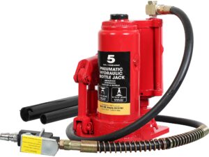 tce pneumatic air hydraulic car bottle jack for auto repair and house lift, 5 ton