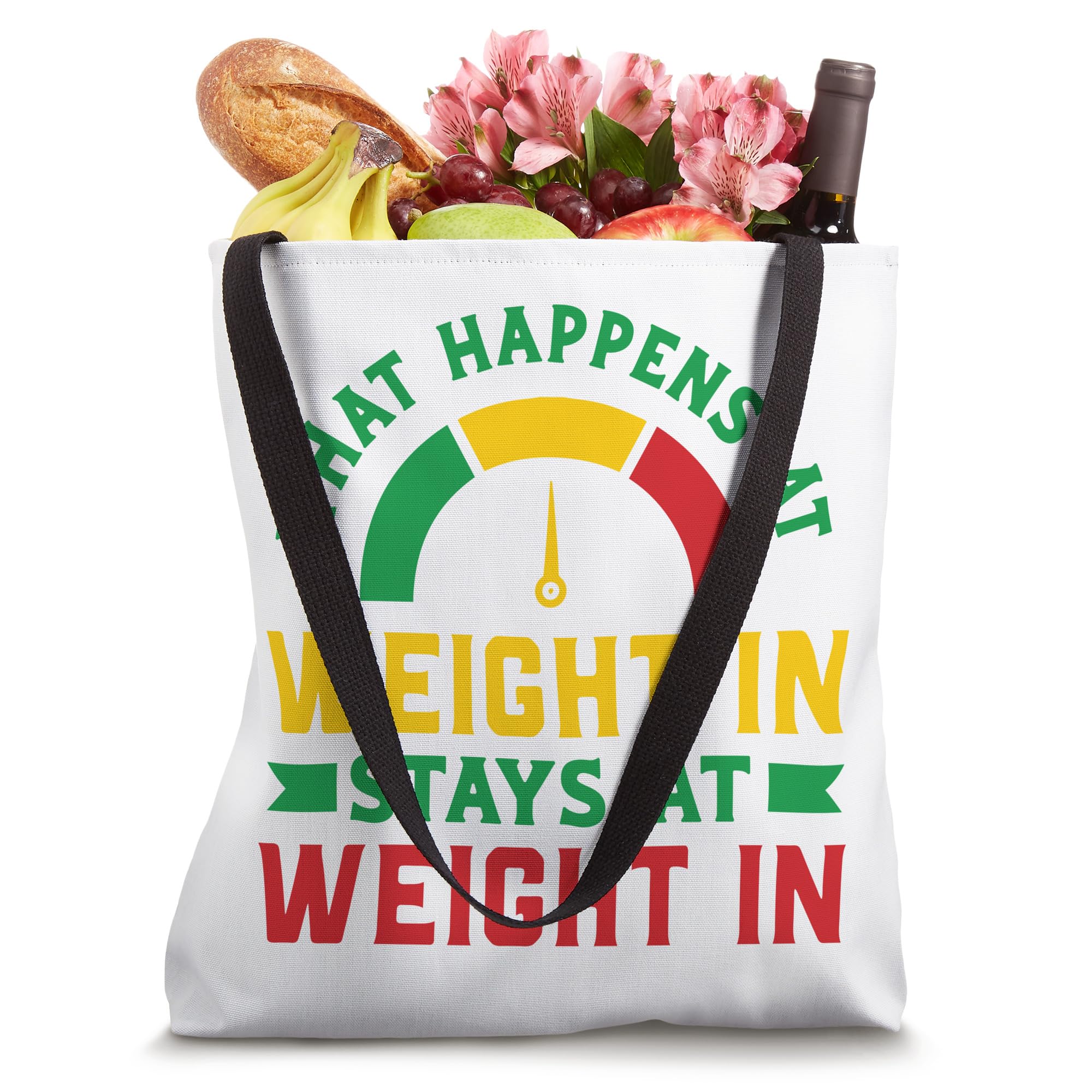 Funny World of Weight Loss Slimming Watcher Weigh In Tote Bag