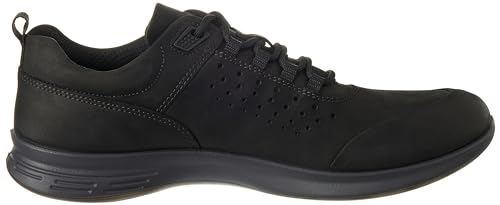 ECCO Men's Exceed Trainer Hiking Shoe, Black Nubuck, 10-10.5