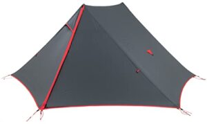 alps mountaineering hex 2-person tent - charcoal/red