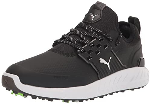 Puma Golf Men's Ignite Articulate Golf Shoe, Puma Black-Puma Silver-Puma Black, 7 Wide