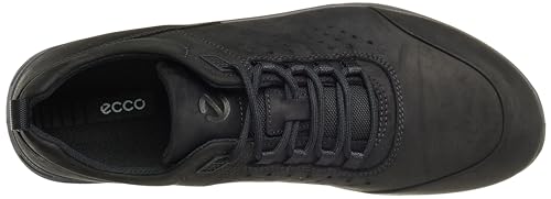 ECCO Men's Exceed Trainer Hiking Shoe, Black Nubuck, 10-10.5