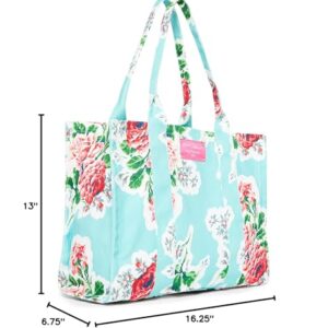 Betsey Johnson Floral Tote, Blue