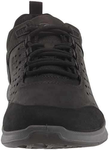 ECCO Men's Exceed Trainer Hiking Shoe, Black Nubuck, 10-10.5