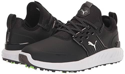 Puma Golf Men's Ignite Articulate Golf Shoe, Puma Black-Puma Silver-Puma Black, 7 Wide