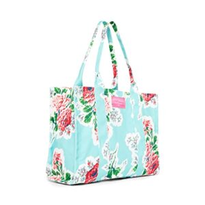 Betsey Johnson Floral Tote, Blue