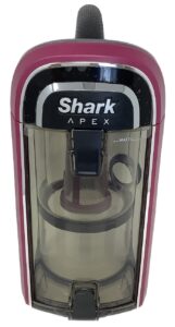 shark ' ninja dust cup dirt bin for apex ax912 qu922q qu922qbl qu922qpk qu922qrd qu922qrg duoclean self-cleaning upright vacuum, pink, clear and black