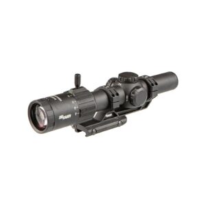 SIG SAUER Tango-MSR LPVO 1-6X24mm Waterproof Fog-Proof Rugged Tactical Hunting Rifle Scope | Second Focal Plane/F2 | Illuminated MSR BDC-6 Reticle, Black