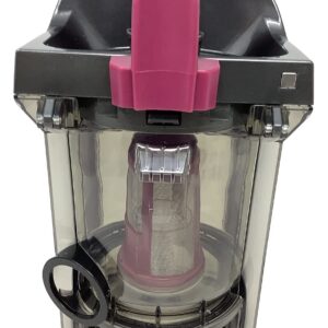 Shark ' Ninja Dust Cup Dirt Bin for APEX AX912 QU922Q QU922QBL QU922QPK QU922QRD QU922QRG DuoClean Self-Cleaning Upright Vacuum, Pink, Clear and Black