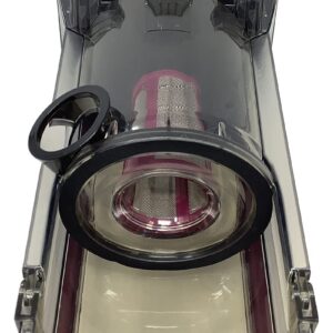 Shark ' Ninja Dust Cup Dirt Bin for APEX AX912 QU922Q QU922QBL QU922QPK QU922QRD QU922QRG DuoClean Self-Cleaning Upright Vacuum, Pink, Clear and Black