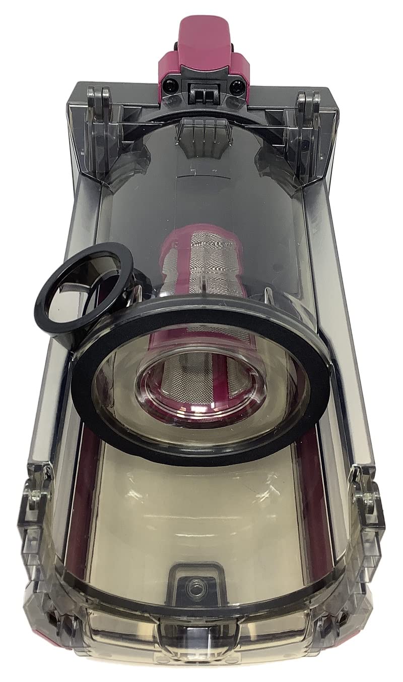 Shark ' Ninja Dust Cup Dirt Bin for APEX AX912 QU922Q QU922QBL QU922QPK QU922QRD QU922QRG DuoClean Self-Cleaning Upright Vacuum, Pink, Clear and Black